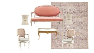 Hourglass Side Table | Vision Furniture Event Rentals