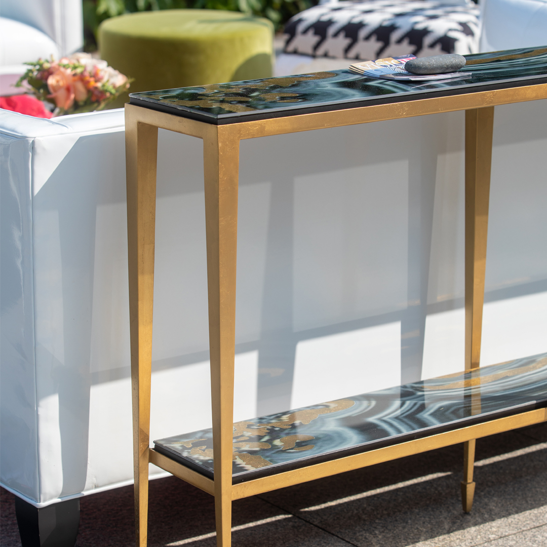Aurora Console Table | Vision Furniture Event Rentals
