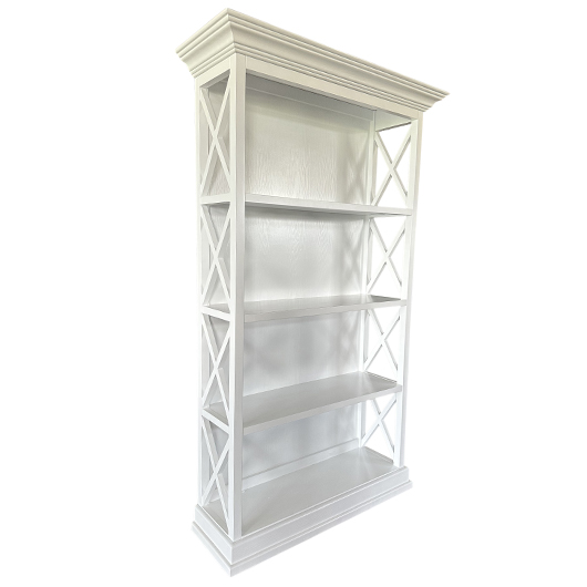Estelle Bar Back Shelves - White | Vision Furniture Event Rentals