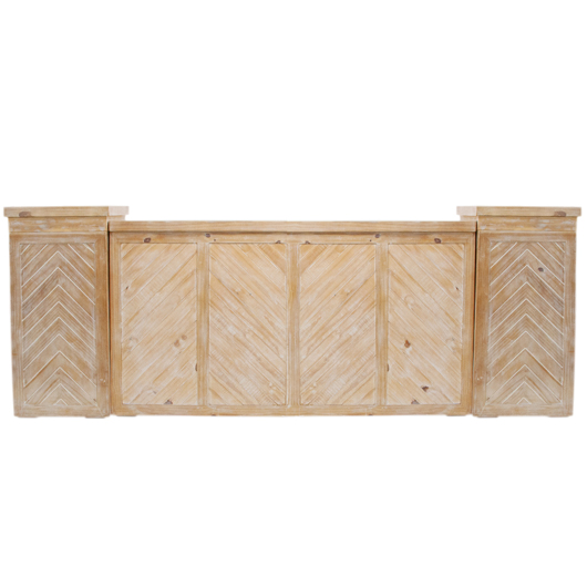 Chevron Bar with Columns | Vision Furniture Event Rentals